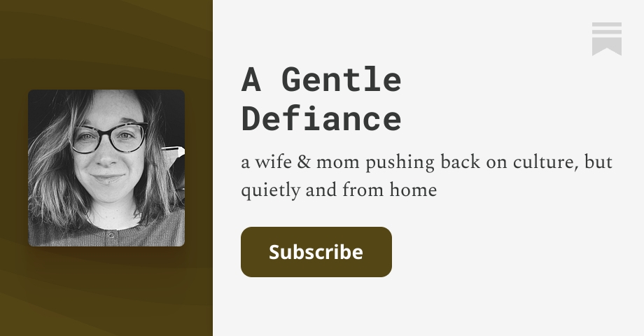 A Gentle Defiance | Michelle Bellamy | Substack