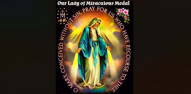 Our Lady of the Miraculous Medal Comes from the Vision of a Nun - Saint ...