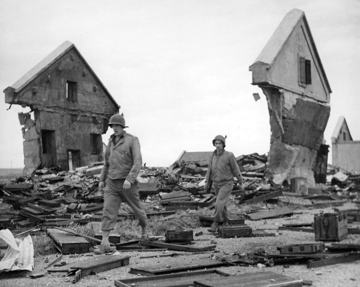 Patton confounded at Metz - by Martin Cherrett