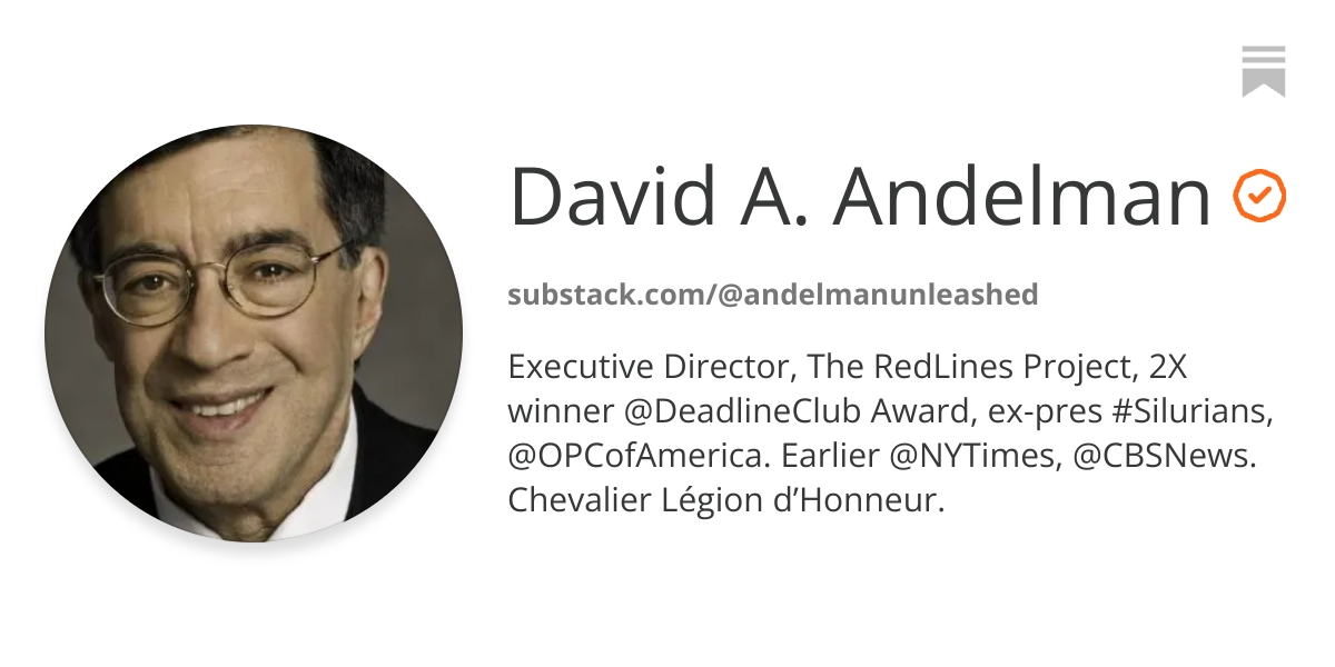 David A. Andelman | Substack