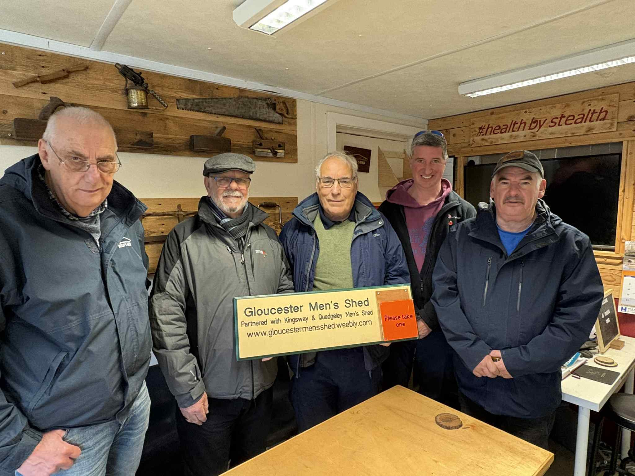 Ten years of friendship at Gloucester Men's Shed