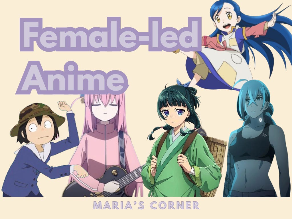 10 Female-led Anime Recommendations - maria's corner