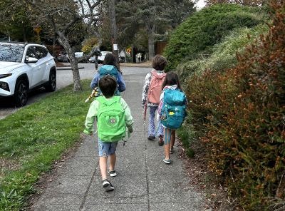 Your kid can walk to school - by Elizabeth Hunter
