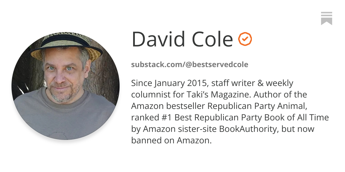 David Cole Substack