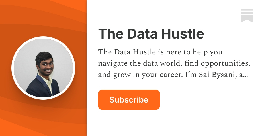 The Data Hustle | Sai Kumar Bysani | Substack