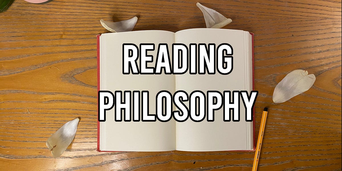 How to read philosophy - by Joseph Folley
