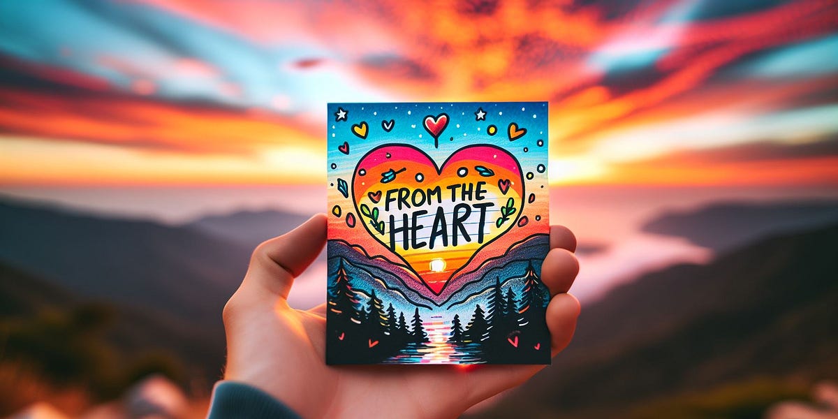 From the Heart! Important Message - Please Read! Thanks!