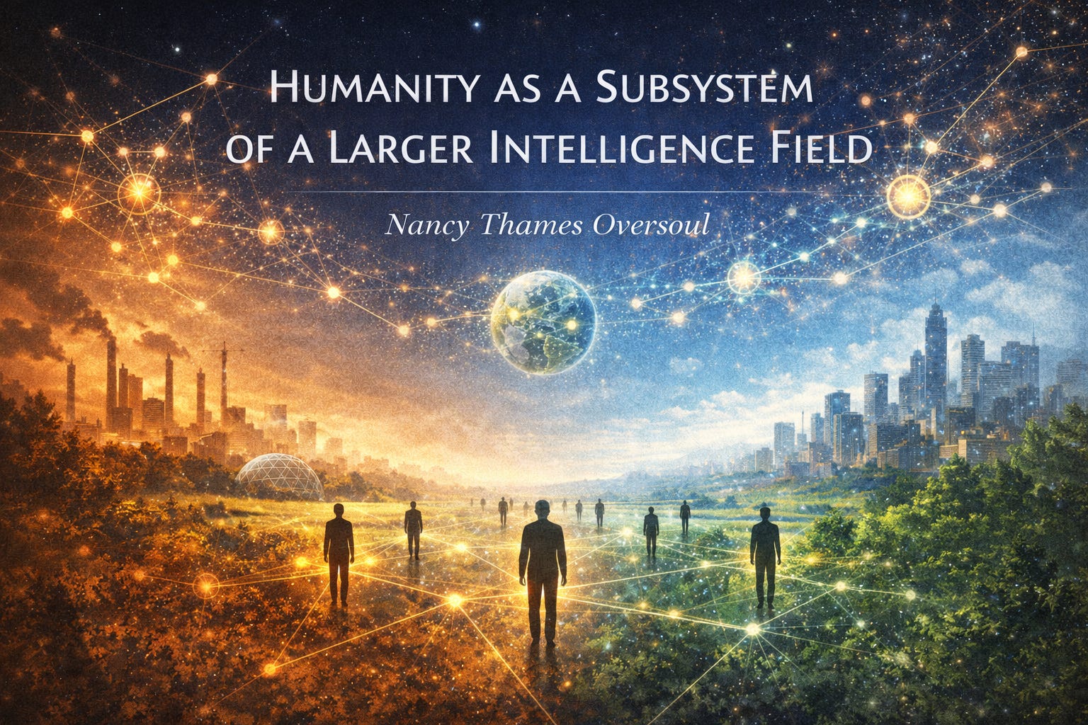 Humanity as a Subsystem of a Larger Intelligence Field