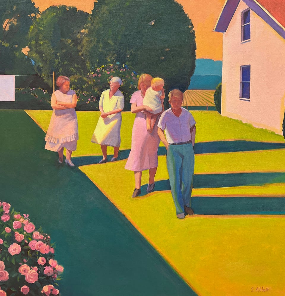 Susan Abbott, painter - by Amy Allen - Palate & Palette