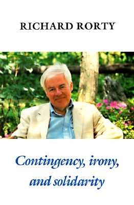 The pesky unspecified pronoun, and Richard Rorty’s good irony, reconsidered