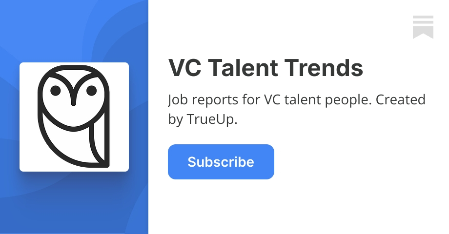 VC Talent Trends | Amit Taylor | Substack