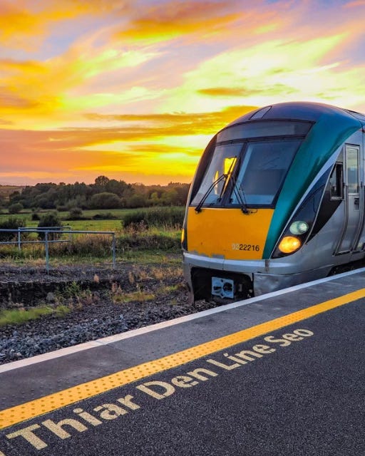 The Irish Coast by Train - by Narrative Nomad