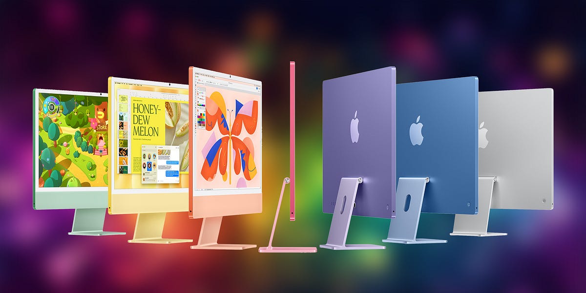 iMac M4 colors: see all seven vibrant colors for Apple's iMac 2024 update