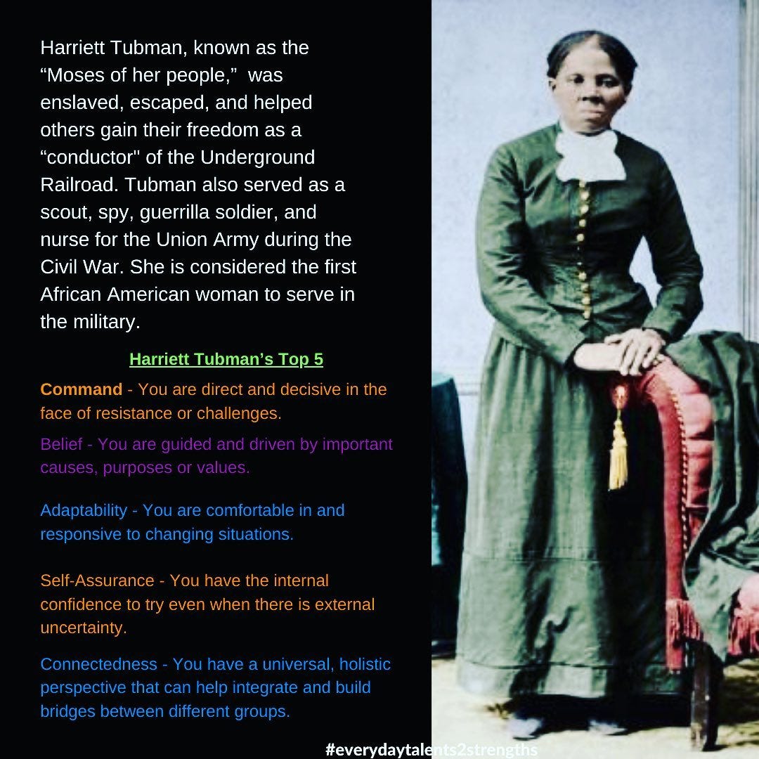 The Strengths and Abilities of Harriet Tubman