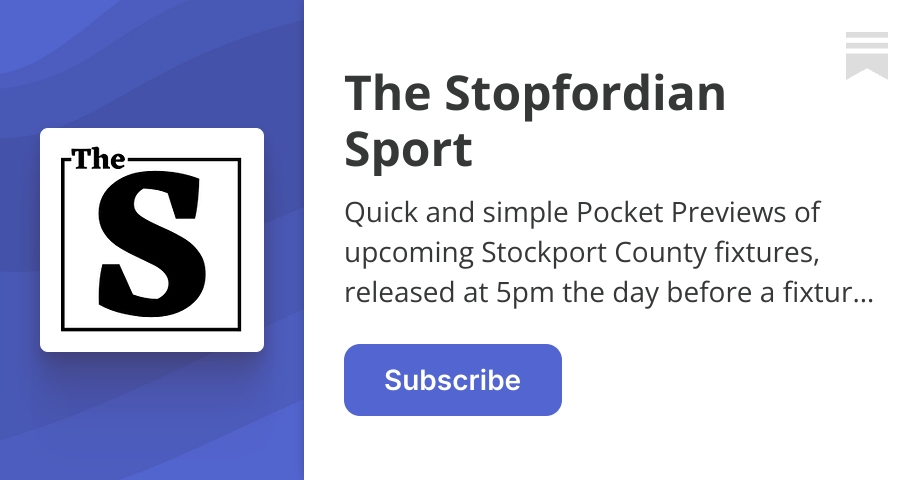 The Stopfordian Sport | Isaac Stacey Stronge | Substack