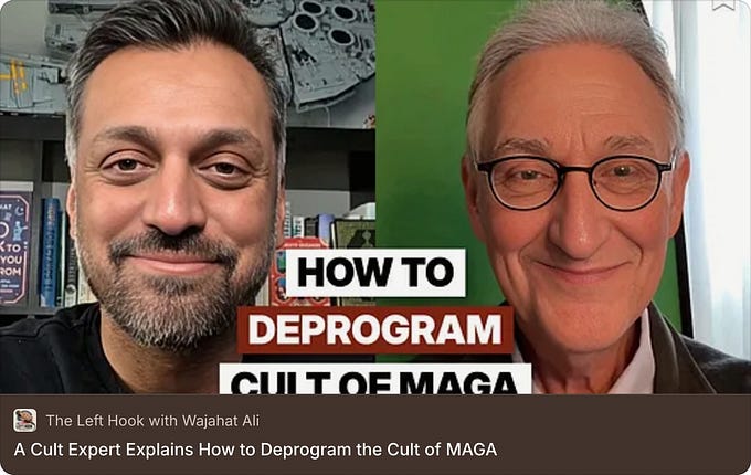 THE LEFT HOOK with Wajahat Ali (@thelefthook): "A Cult Expert Explains ...