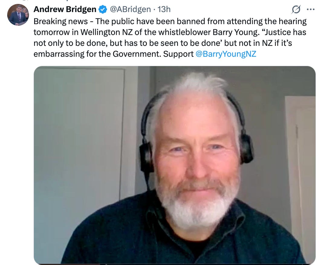 Andrew Bridgen and Barry Young - whistleblower court irregularities