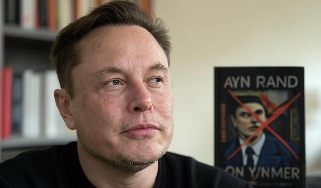 Why Elon Musk is an Ayn Rand villain - by Mark Coppock