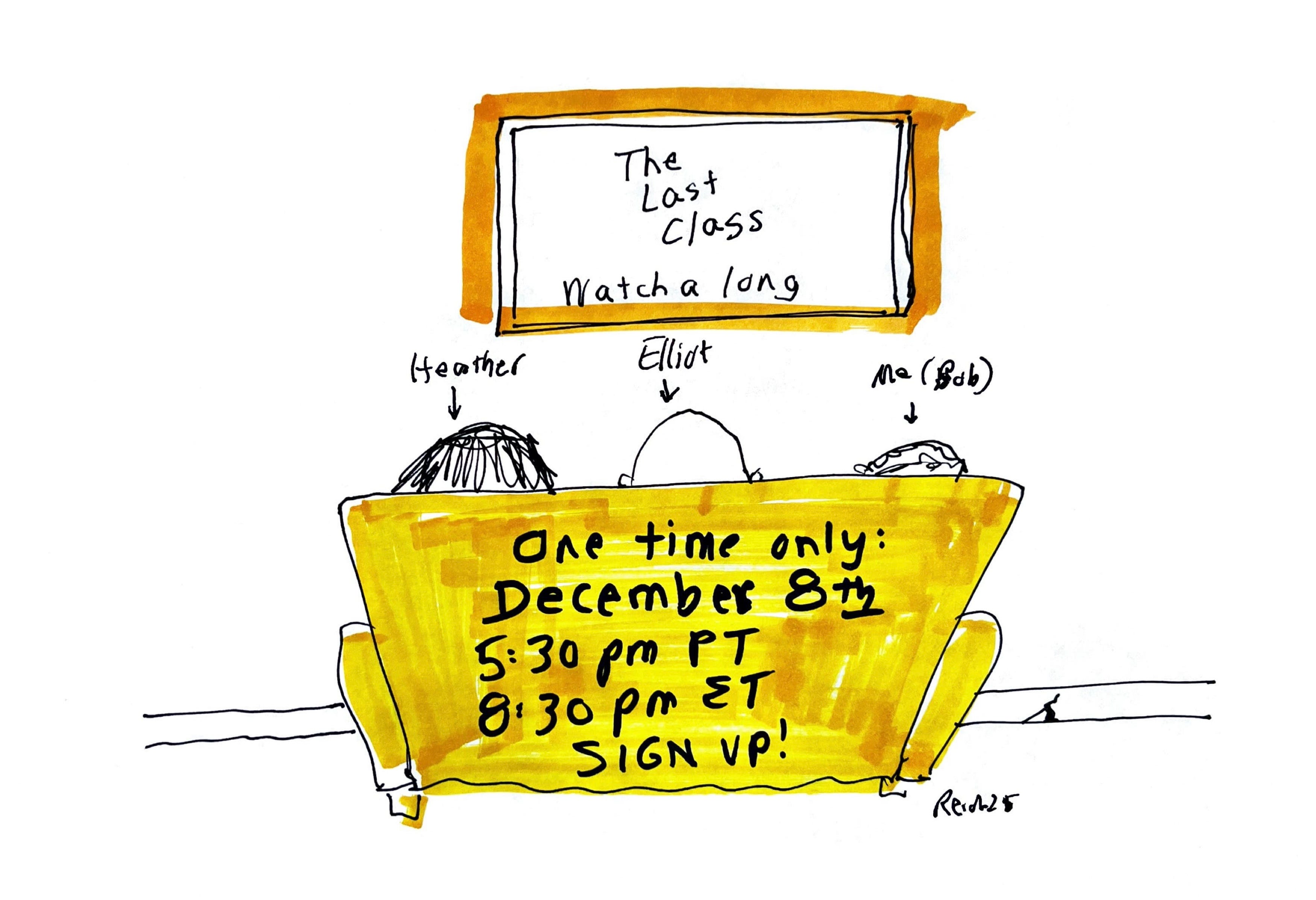 Link for today's live The Last Class watchalong