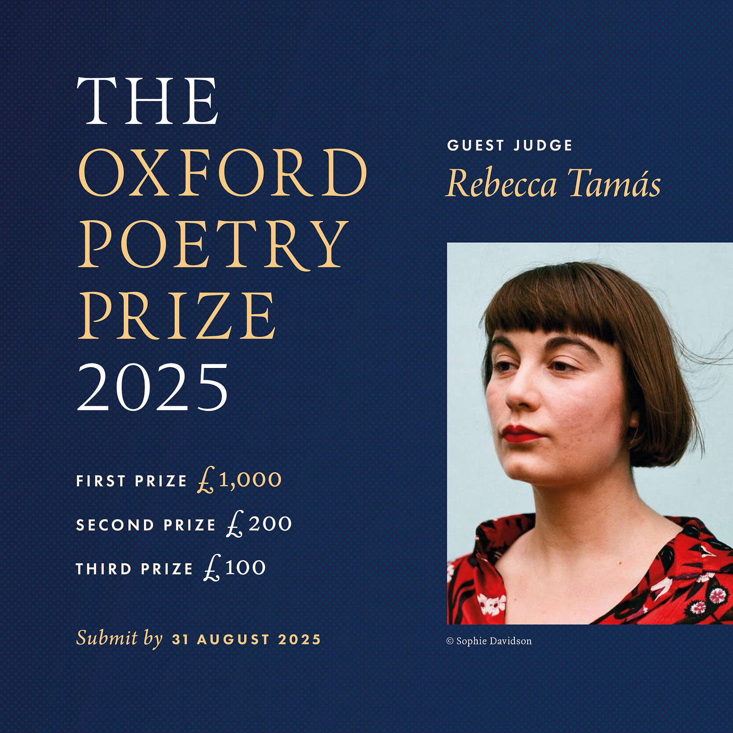 The 2025 Oxford Poetry Prize - Oxford Poetry’s Substack