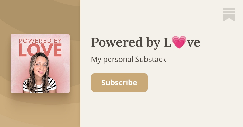 Powered by L💗ve | Sanaiyah Gurnamal | Substack