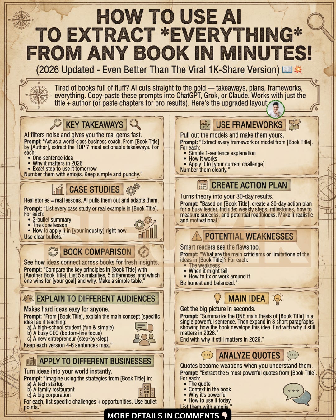 🚀 HOW TO USE AI TO EXTRACT EVERYTHING FROM ANY BOOK IN MINUTES!