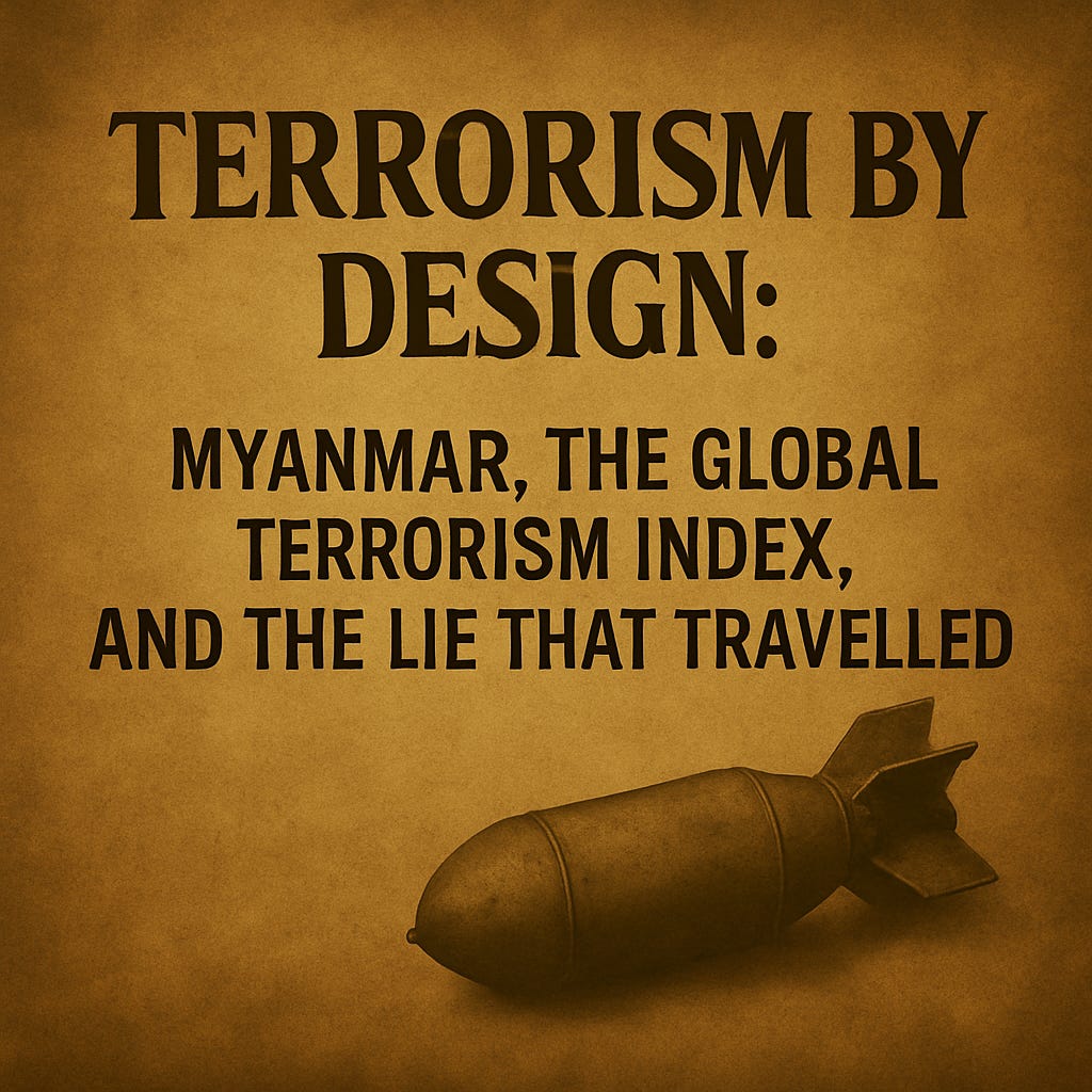 Terrorism by Design: Myanmar, the Global Terrorism Index, and the Lie ...