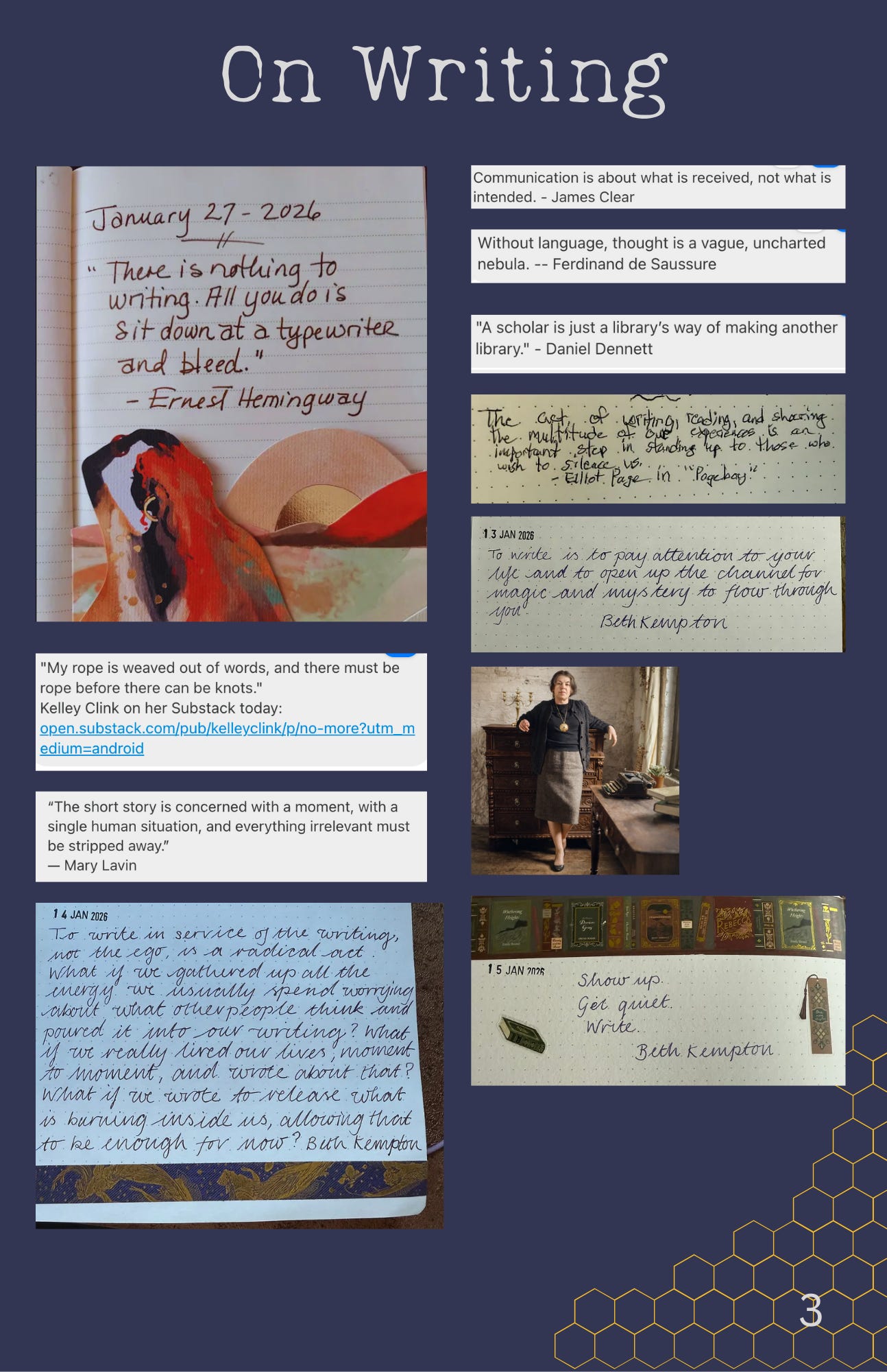 Surround Yourself With Quotes - by Jillian Hess - Noted