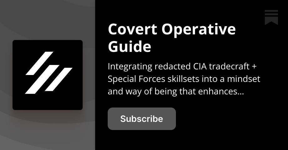 Covert Operative Assets - by ALIAS - Covert Operative Guide