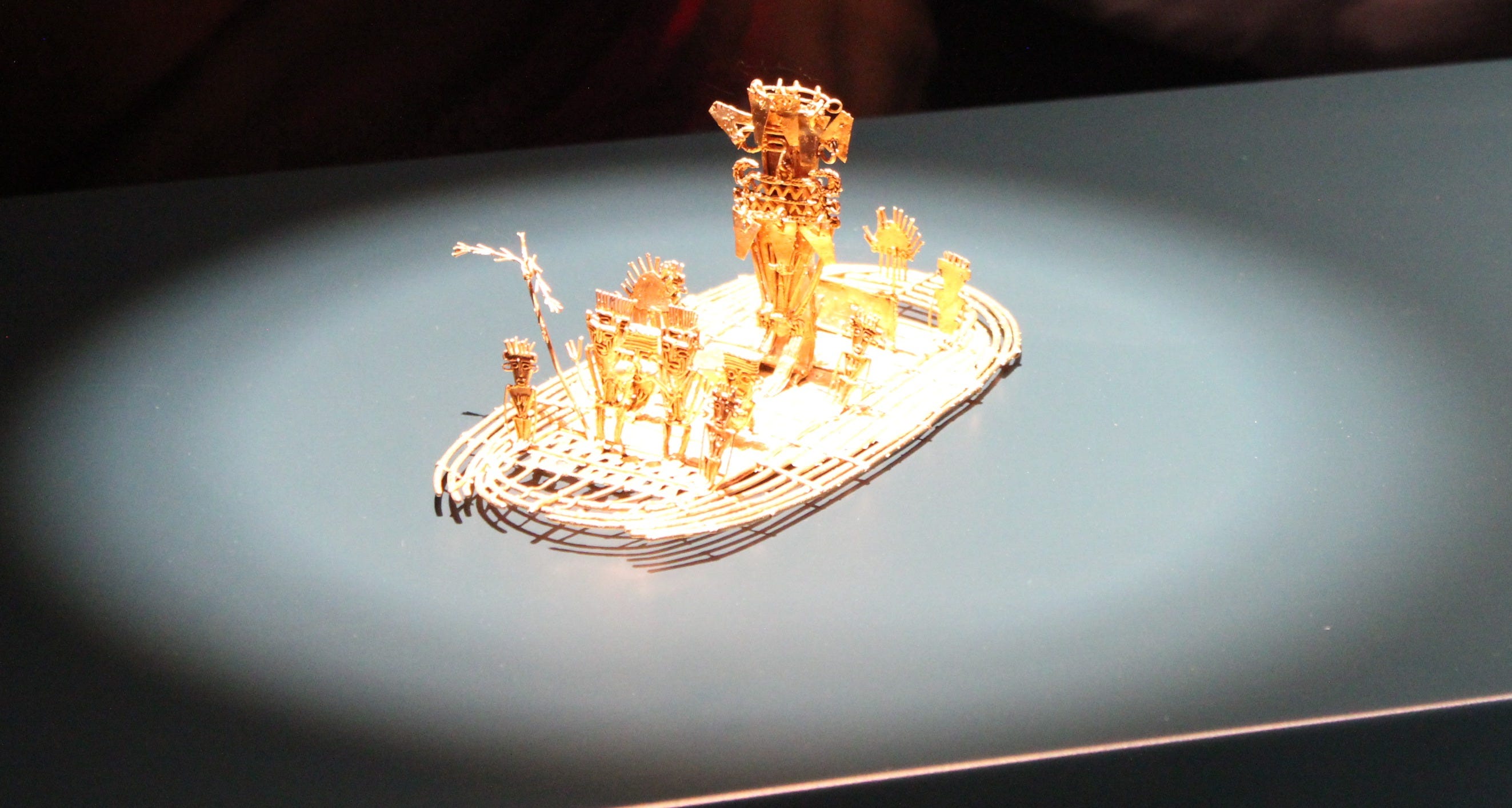 Nueva exposición de la balsa muisca en el Museo del Oro