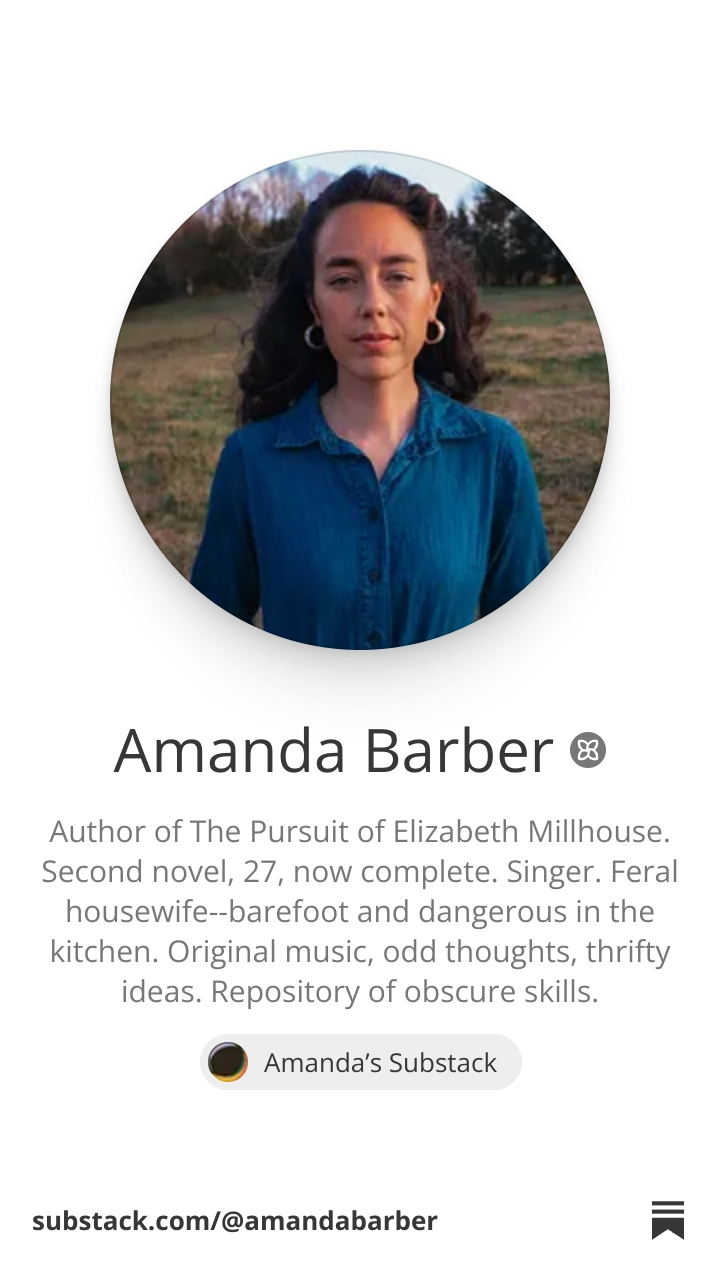 Amanda Barber | Substack