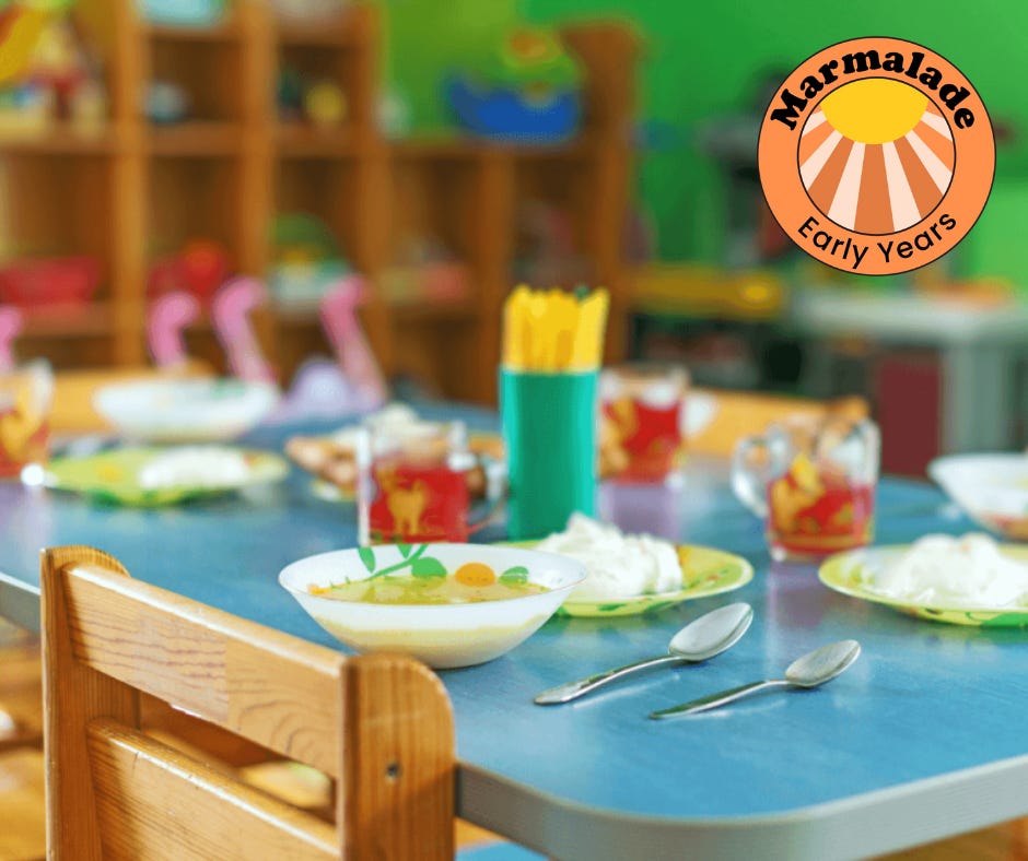 EYFS Update 2025: Mealtimes and Safe Eating