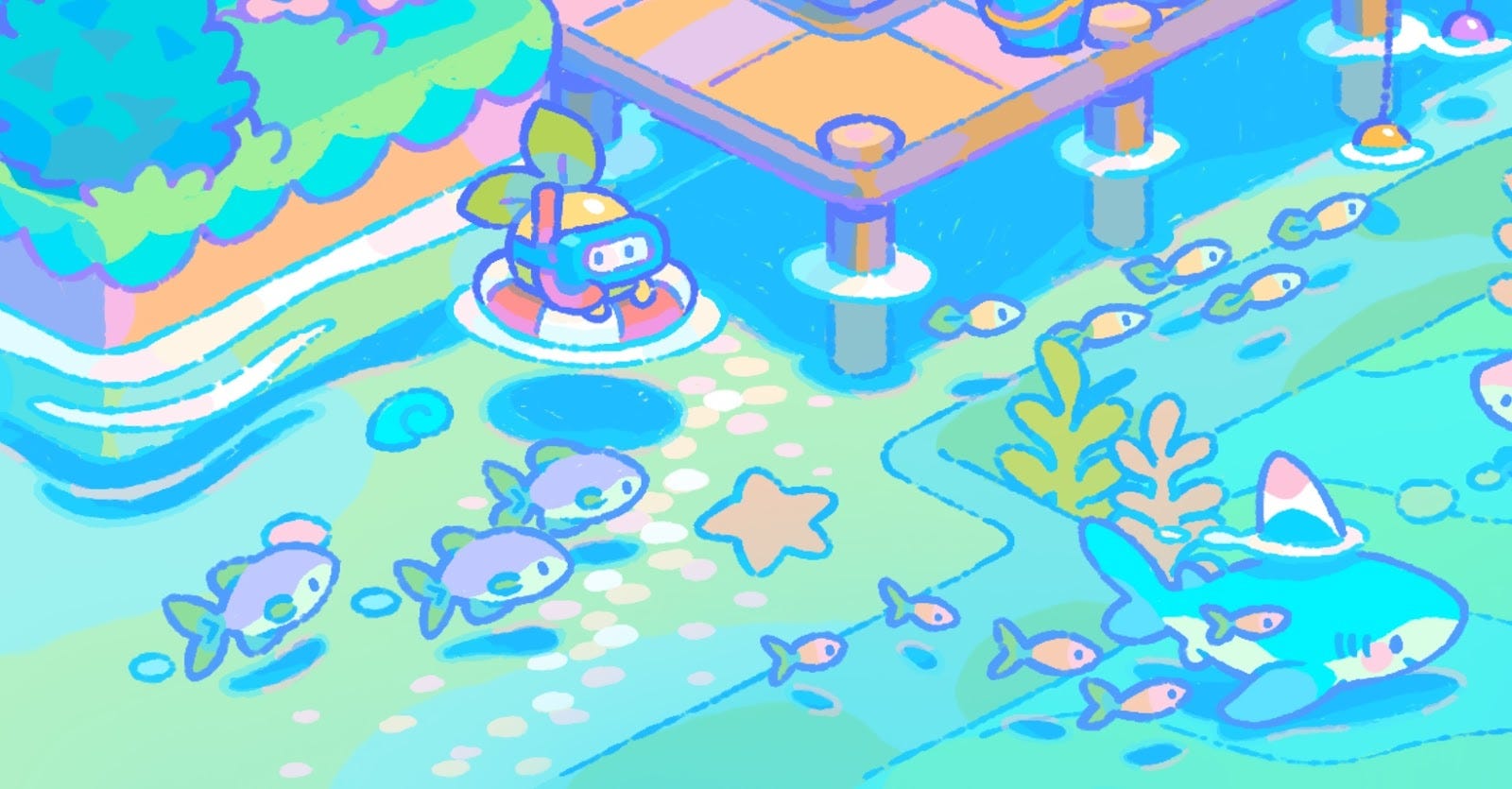 ANNOUNCING MY NEW GAME!!! Gourdlets Together! 🐟