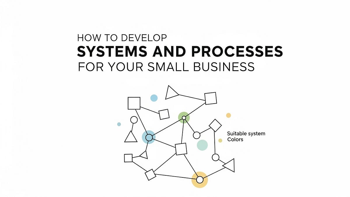 How to Develop Systems and Processes for Your Small Business