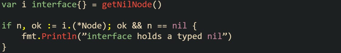 Interface Nil Checks in Go - Alexander Obregon's Substack