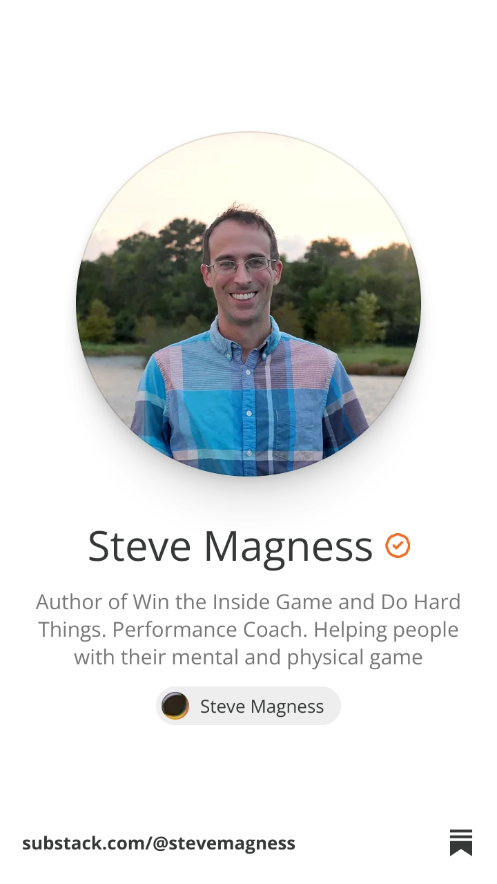 Steve Magness | Substack