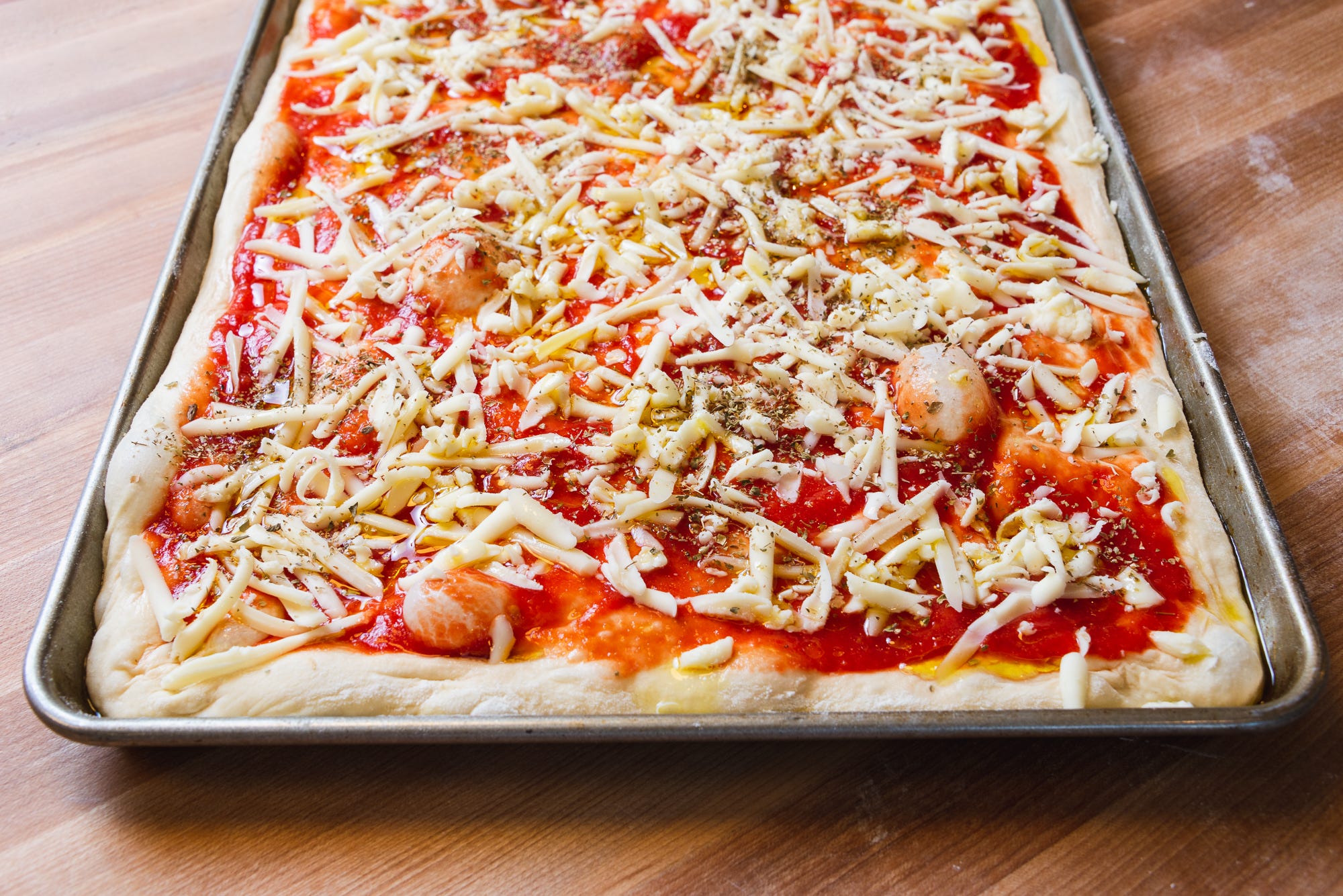 Recipe: Sicilian Slab Pizza - by Andrew Janjigian