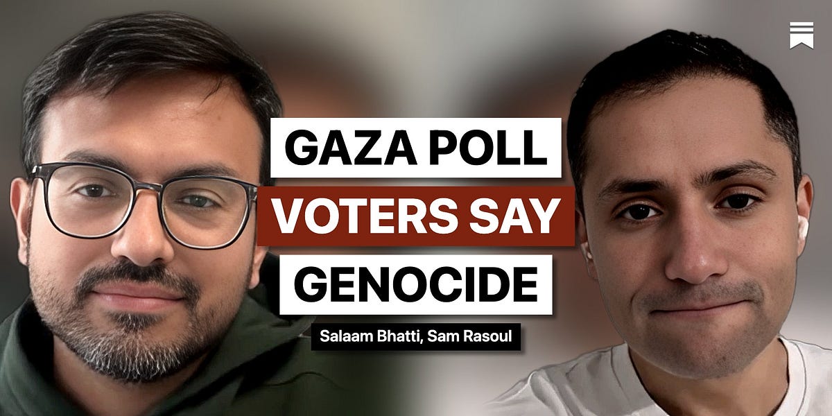 Del. Sam Rasoul and the latest Gaza polling