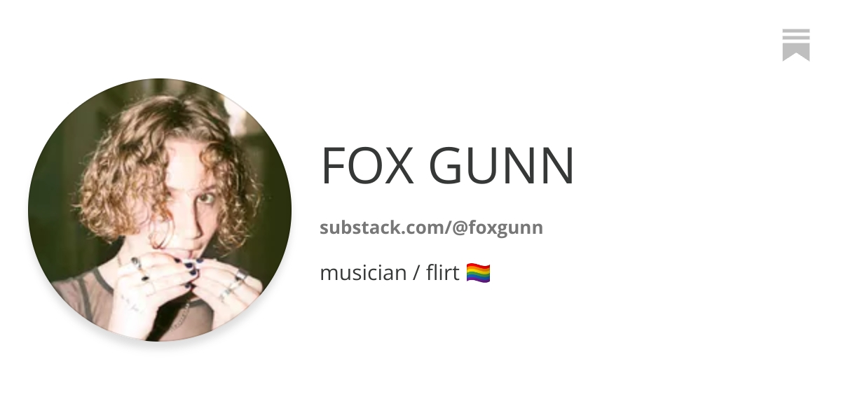 FOX GUNN | Substack