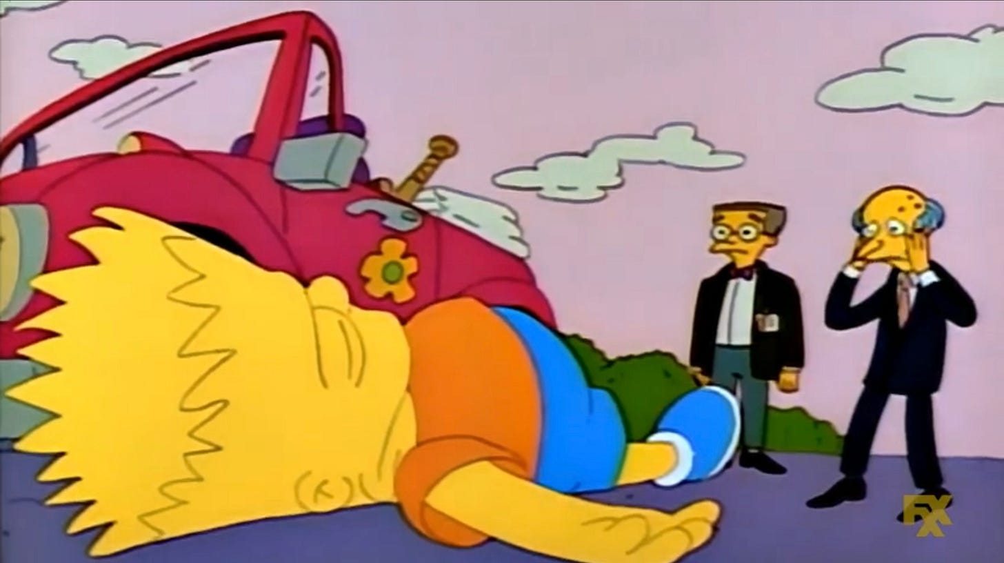 bart simpson hit puberty