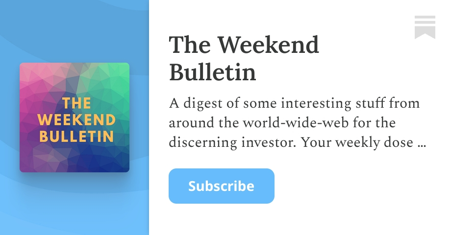 The Weekend Bulletin | Tejas Gutka | Substack