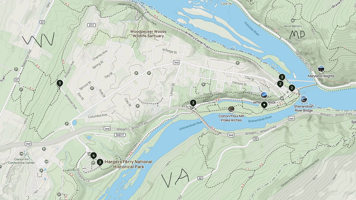 Eliminating West Virginia as a State for the Appalachian Footpath Box