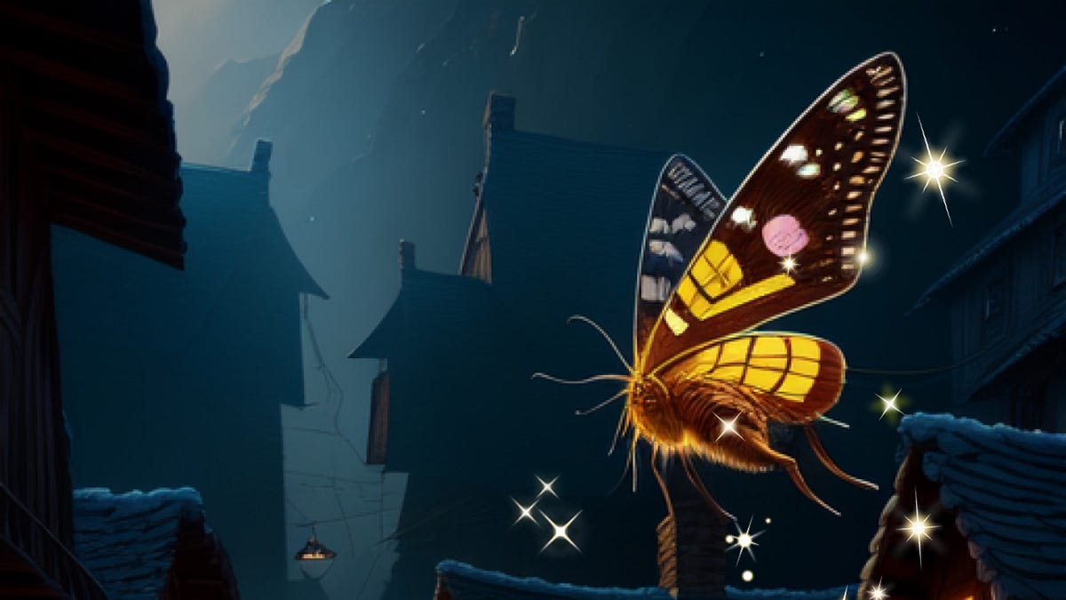 Winter moths - by B Philippe - On The Train to Koh-Riley