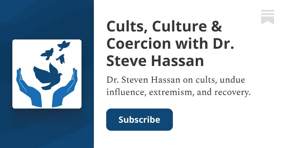 About - Cults, Culture & Coercion with Dr. Steve Hassan