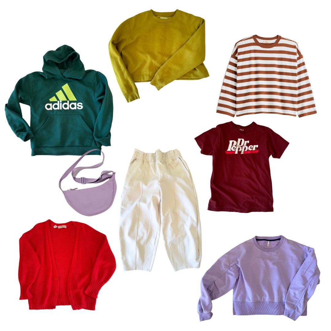 I added 8 colorful items to my wardrobe for $93