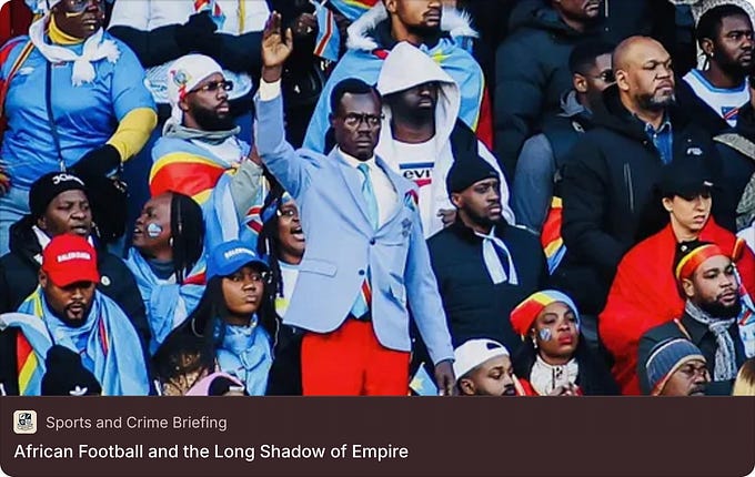 Chris Dalby (@worldofcrime): "One of the lingering moments of AFCON ...