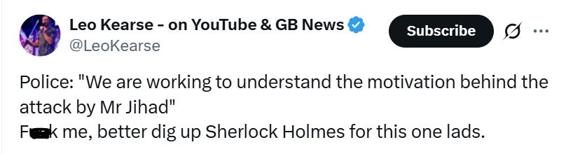 Fergus Mason (@fergusmason): "I couldn’t have put it better myself…"