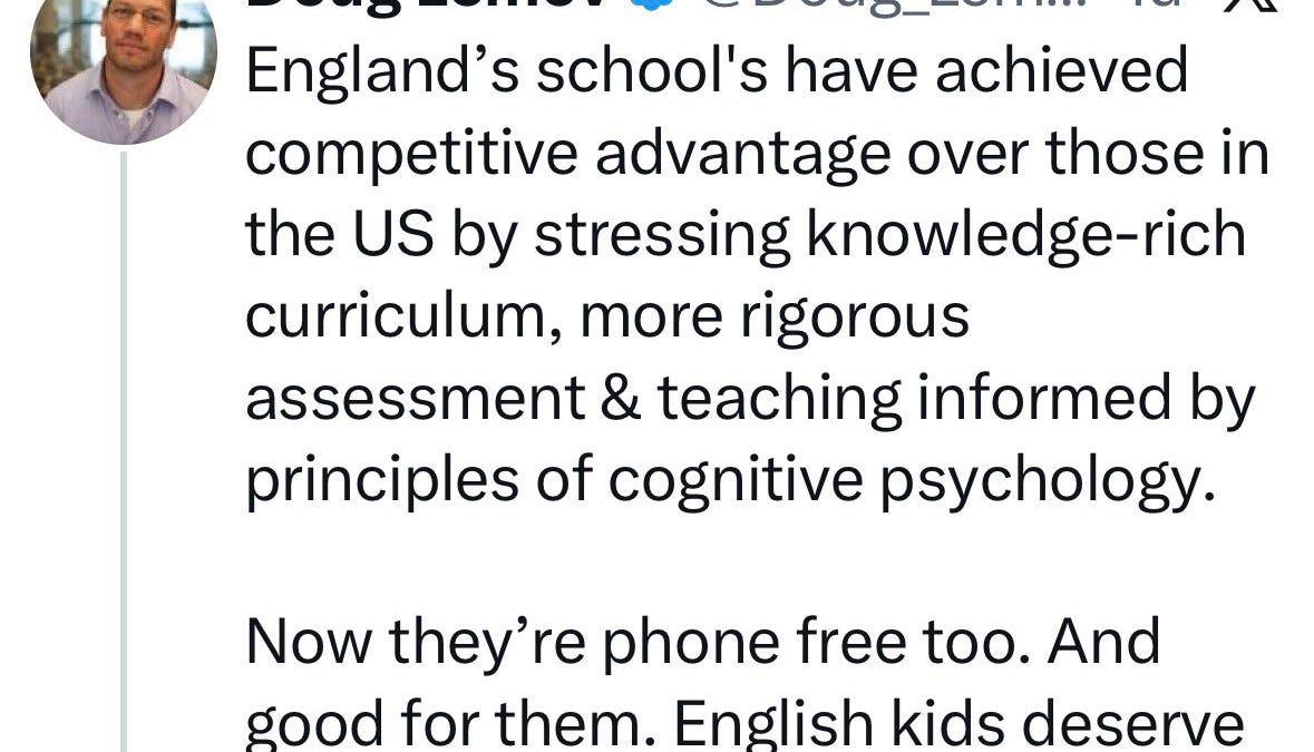 Has "Science of" Education Reform in England "Achieved Competitive ...