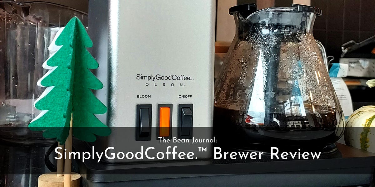 Simply Good Coffee Brewer (Review) - by Ryan Woldt