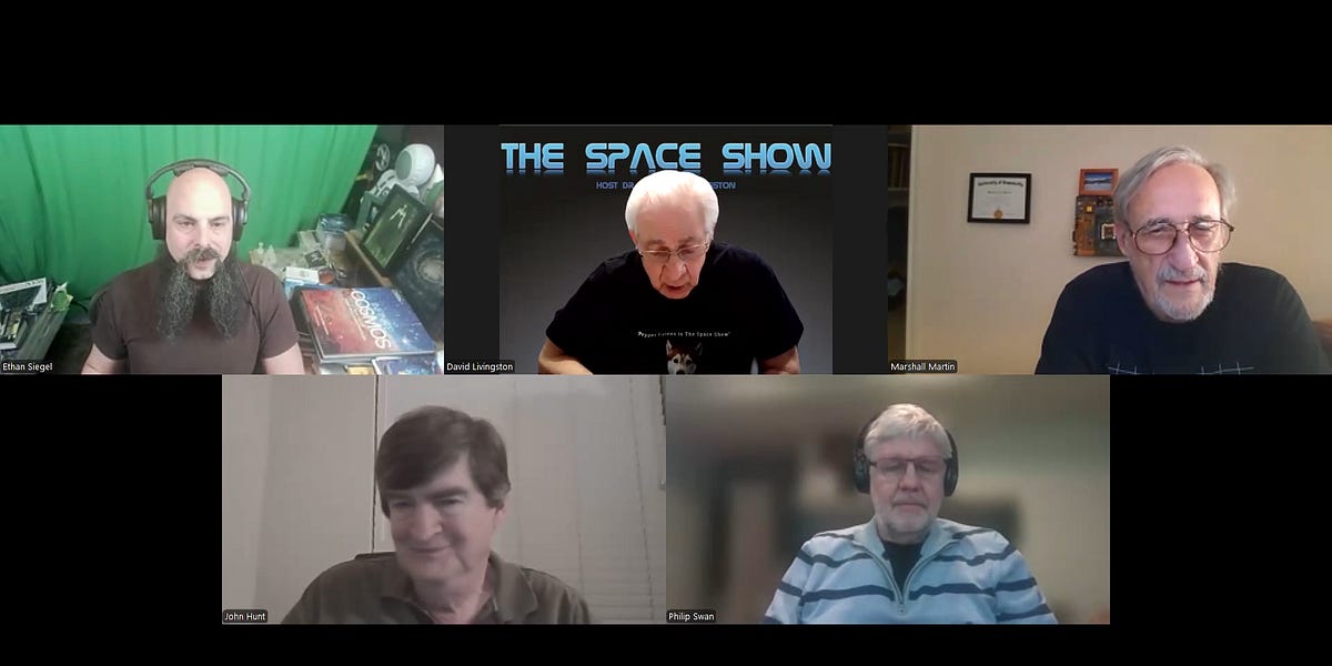 Dr. Ethan Siegel Talks With Our Space Show Audience. Don't Miss It!